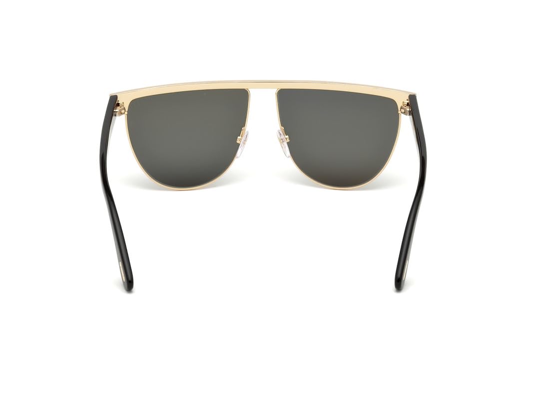 Tom Ford Oval Sunglasses TF570 Stephanie-02 28C Gold/Black 60mm FT0570