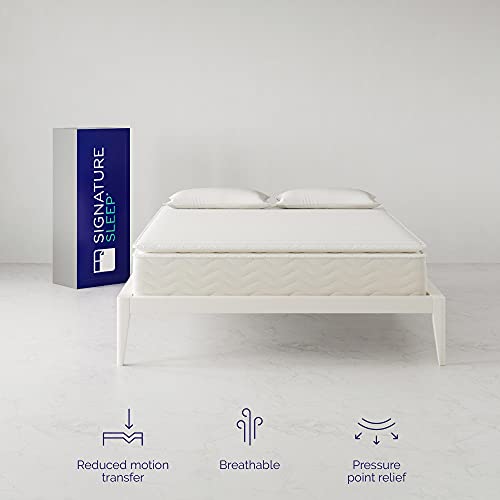 Signature Sleep Contour Hybrid 12" Independently Encased Coil Memory Foam Pillow-Top Mattress, Bed-in-a-Box, Queen