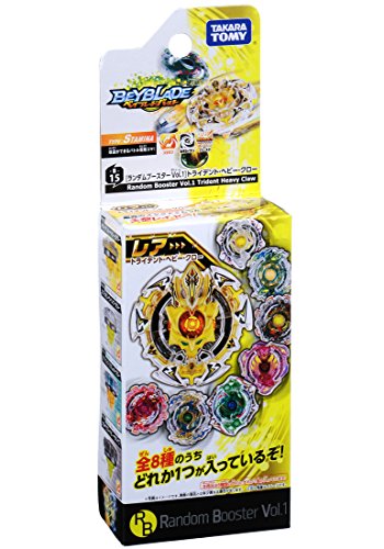 Takara Tomy Beyblade Burst B-15 Random Booster Vol.1 Trident Heavy Claw
