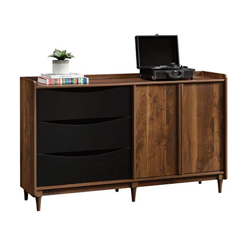 Sauder Harvey Park Entertainment Credenza, For TV's up to 55", Grand Walnut finish