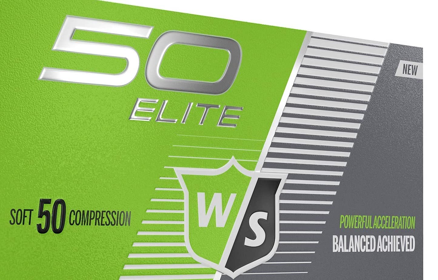WILSON Staff Fifty Elite Golf Ball, Green