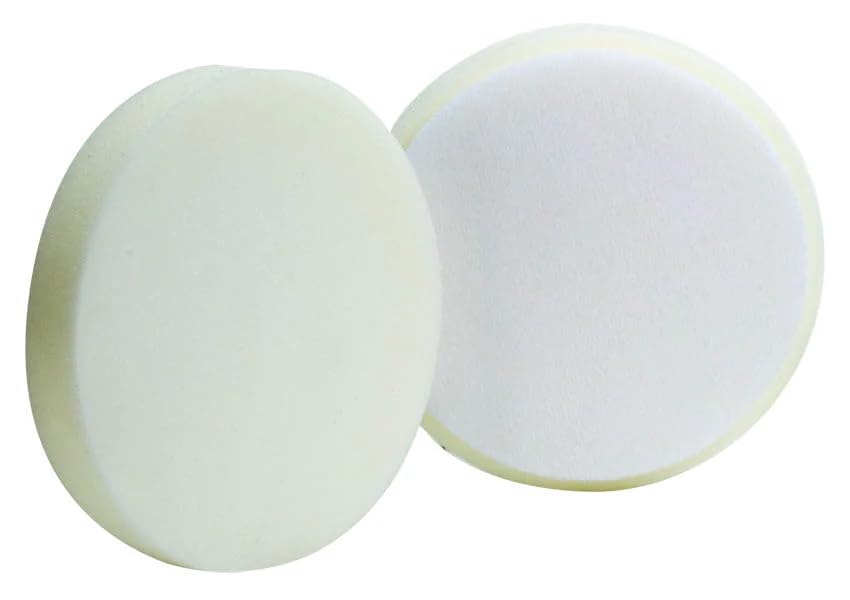 Tool Guy Republic 5.5" Foam DA Pad for use with 5" Backing Pads (Yellow/Heavy Cut, Orange/Medium Cut, White/Polish)