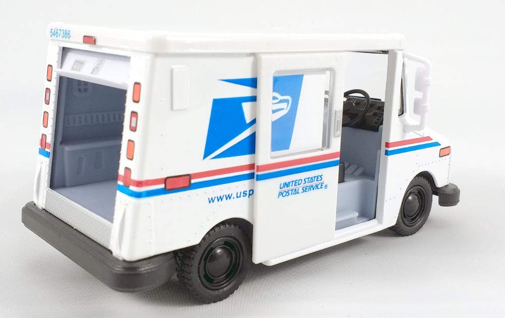 United States Postal Mail Truck USPS 1987 Grumman LLV 1:36 Scale Die Cast Metal 5 Inch Model Toy Truck