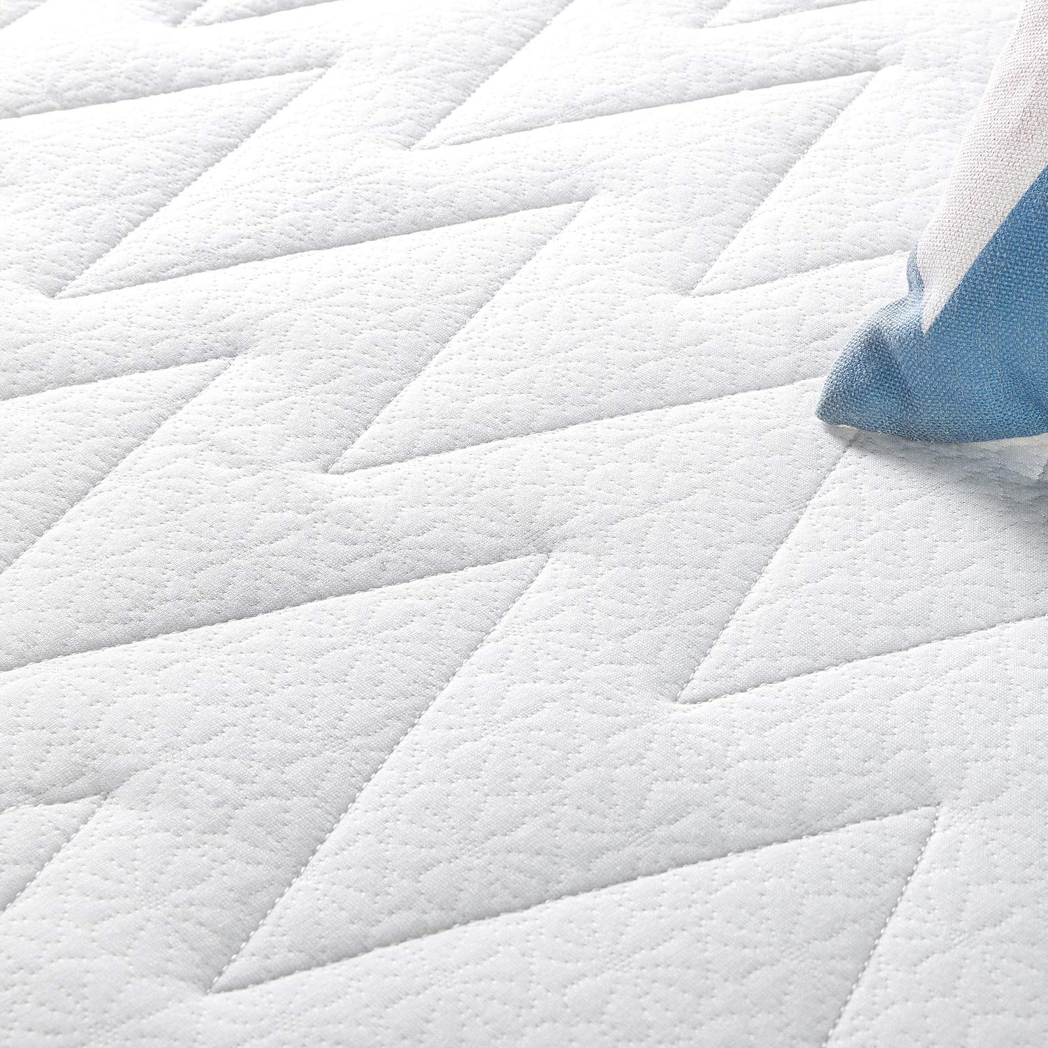 ZINUS 3 Inch Luxury TorsoTec Memory Foam Mattress Topper with Removable Cover/Pressure-Relieving Design, King