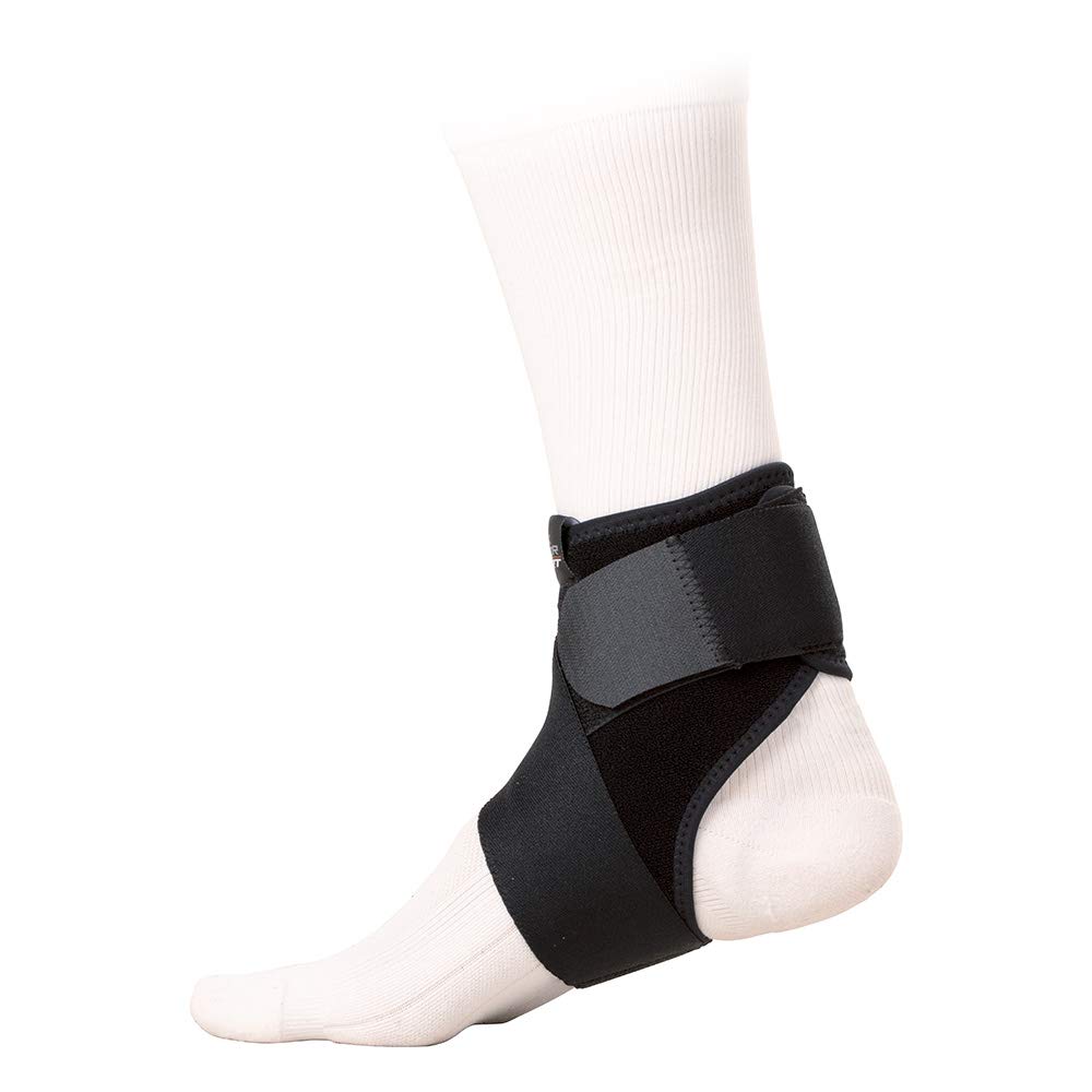 Shock Doctor Ankle Support w/Fig 8 Strap Blk L