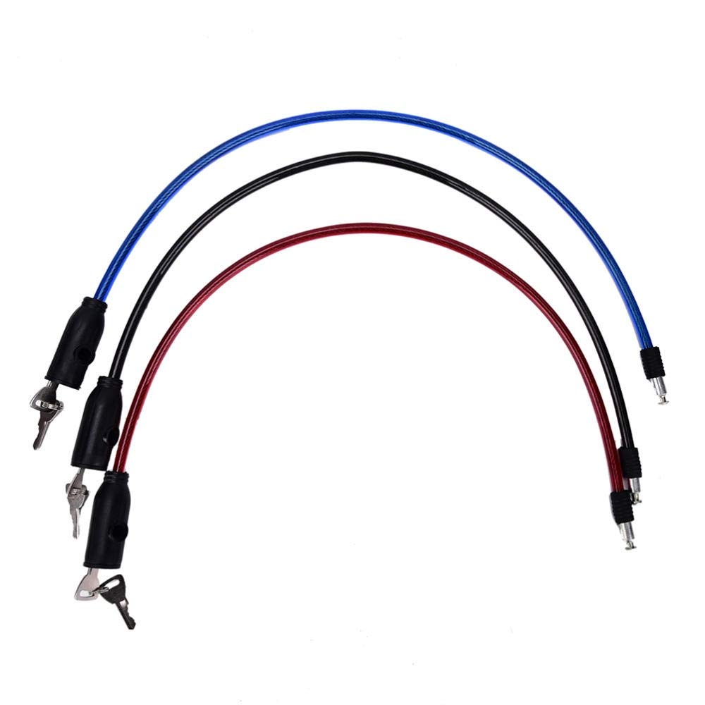 ZMYDZ Bicycle Lock Cycling Cable Anti-Theft Bike Bicycle Scooter Safety Lock with Bike Lock (Color : Random)