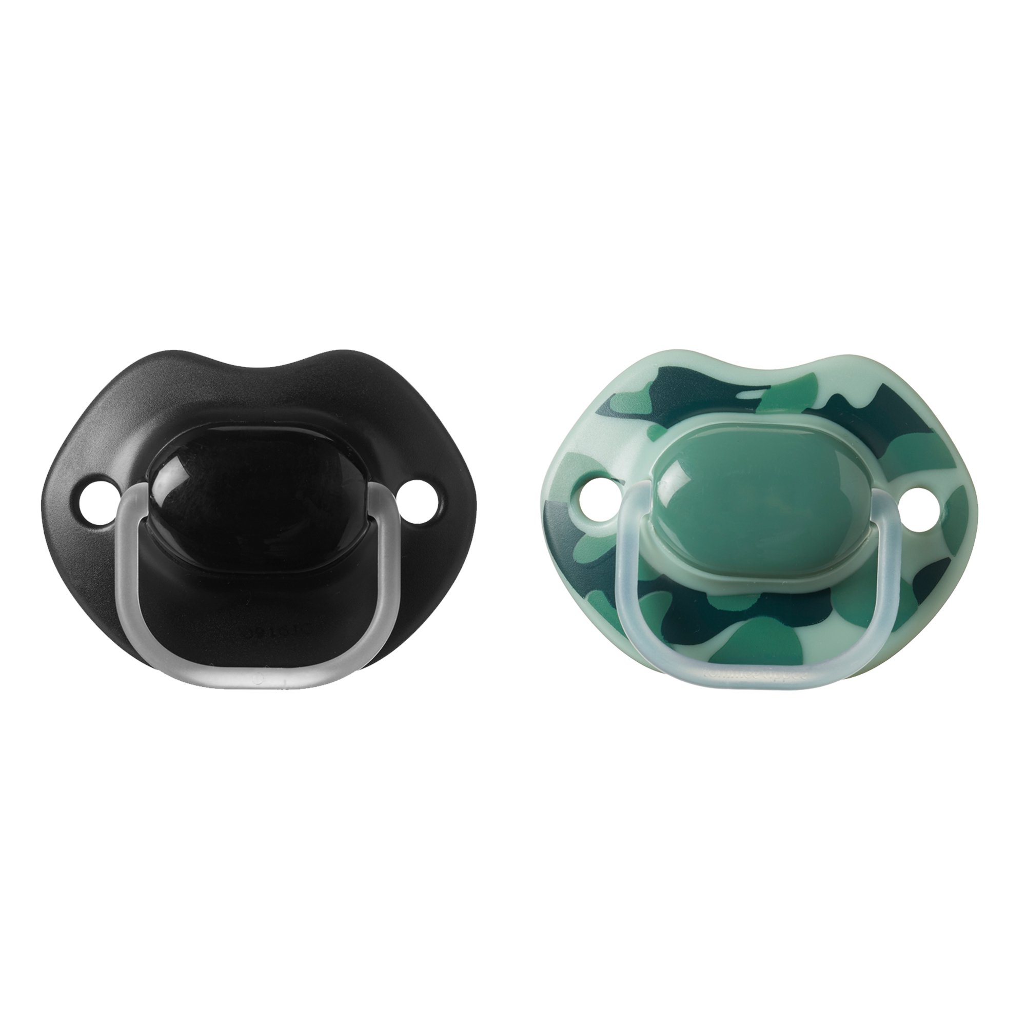 Tommee Tippee Street Smart Pacifiers, Symmetrical Design, BPA-Free Silicone Binkies, 6-18m, 2-Count