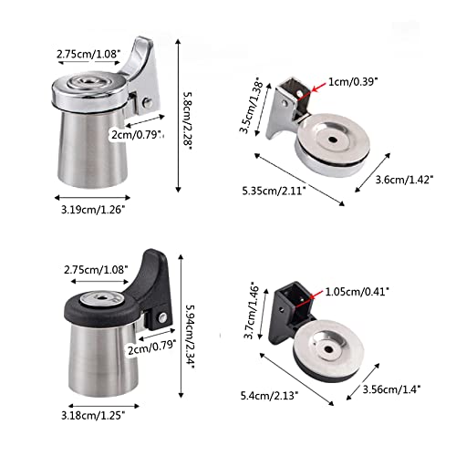 Tea Kettle Replacement Water Boiling Kettle Nozzle Stainless Steel Teapot Spout Tip Kettle Warning Accessory Kettle Spout Replacement