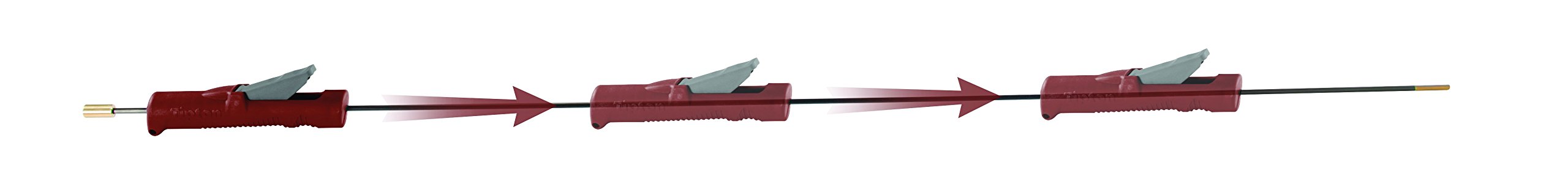 Tipton Max Force Cleaning Rod .17-.20 Caliber with Carbon Fiber Construction for Rifle Cleaning and Maintenance