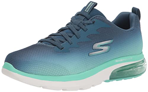 Skechers Women's GO Walk AIR 2.0-Quick Breeze Sneaker, Blue/Turquoise, 8
