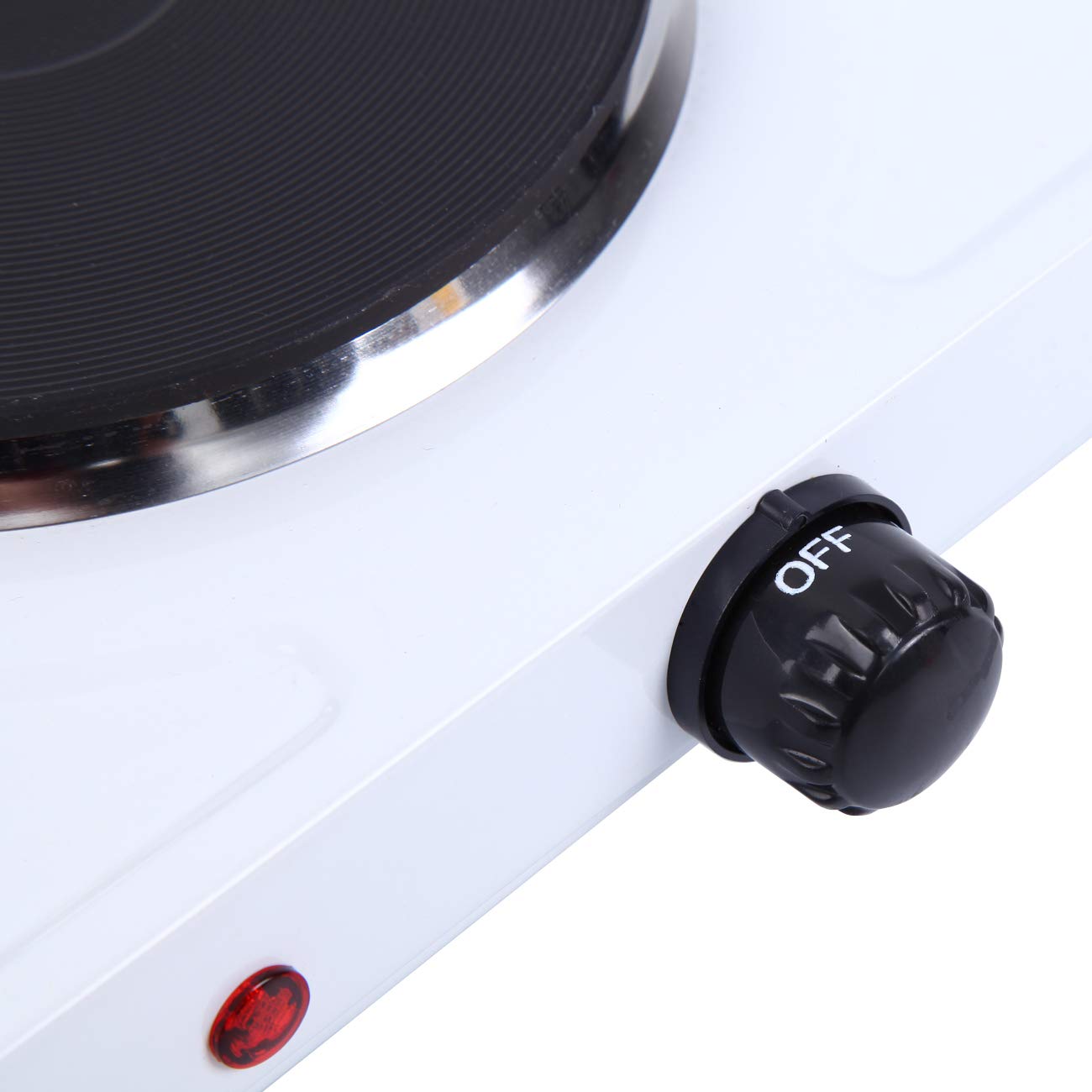 XuanYue Portable Electric Double Buffet Burner 2000W Portable Countertop Stove Heater with Temperature Control for Fast Cooking at Home,in Office,Buffet,Small Apartment