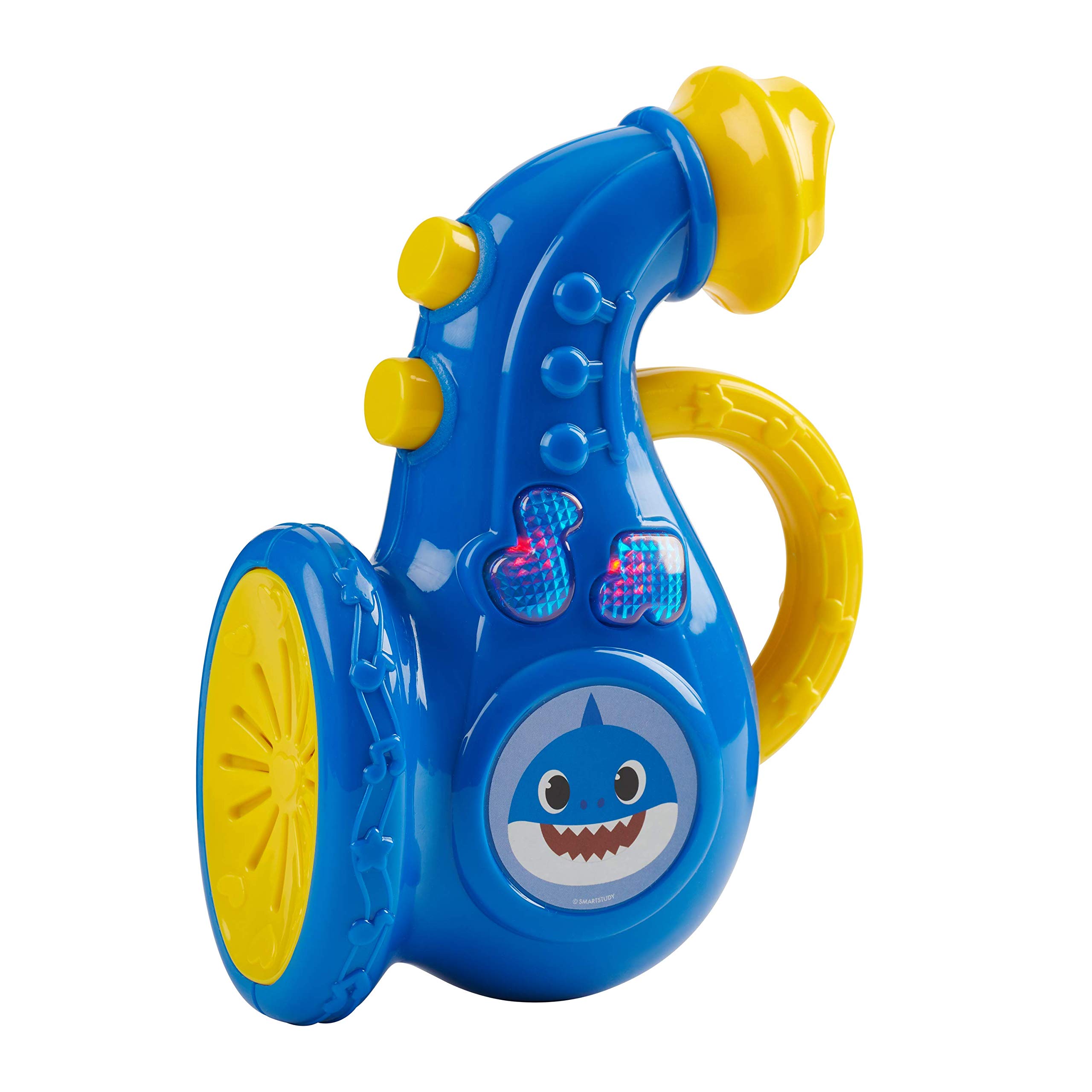 WowWee Pinkfong Baby Shark Lights N’ Sounds Guitar - Preschool Interactive Toy