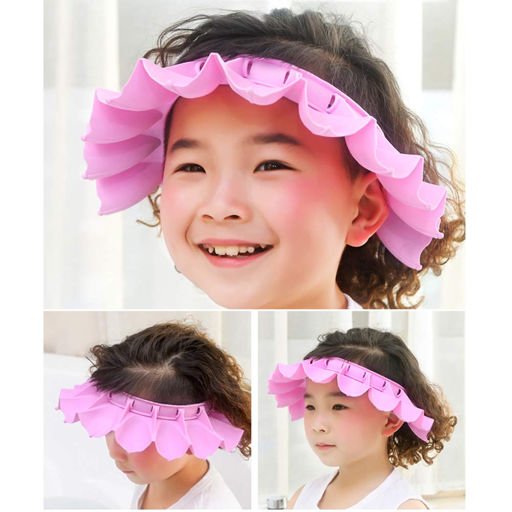 SOUBUN Safe Shampoo Shower Protects Silicone Bath Cap.Suitable for Infants, Infants and Children. (Green)