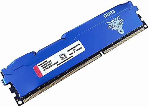 Yongxinsheng DDR3 4GB Desktop RAM 1600MHz PC3-12800 UDIMM Non-ECC Unbuffered 1.5V 2Rx8 Dual Rank 240 Pin CL11 PC Computer Memory Upgrade Module (Blue)