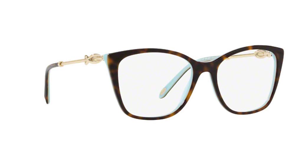 Tiffany & Co. TF2160B - 8134 Eyeglass Frame HAVANA/BLUE w/Clear Demo 54mm