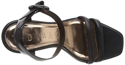 Ted Baker Women's elasana Heeled Sandal, Black, 9.5 M US