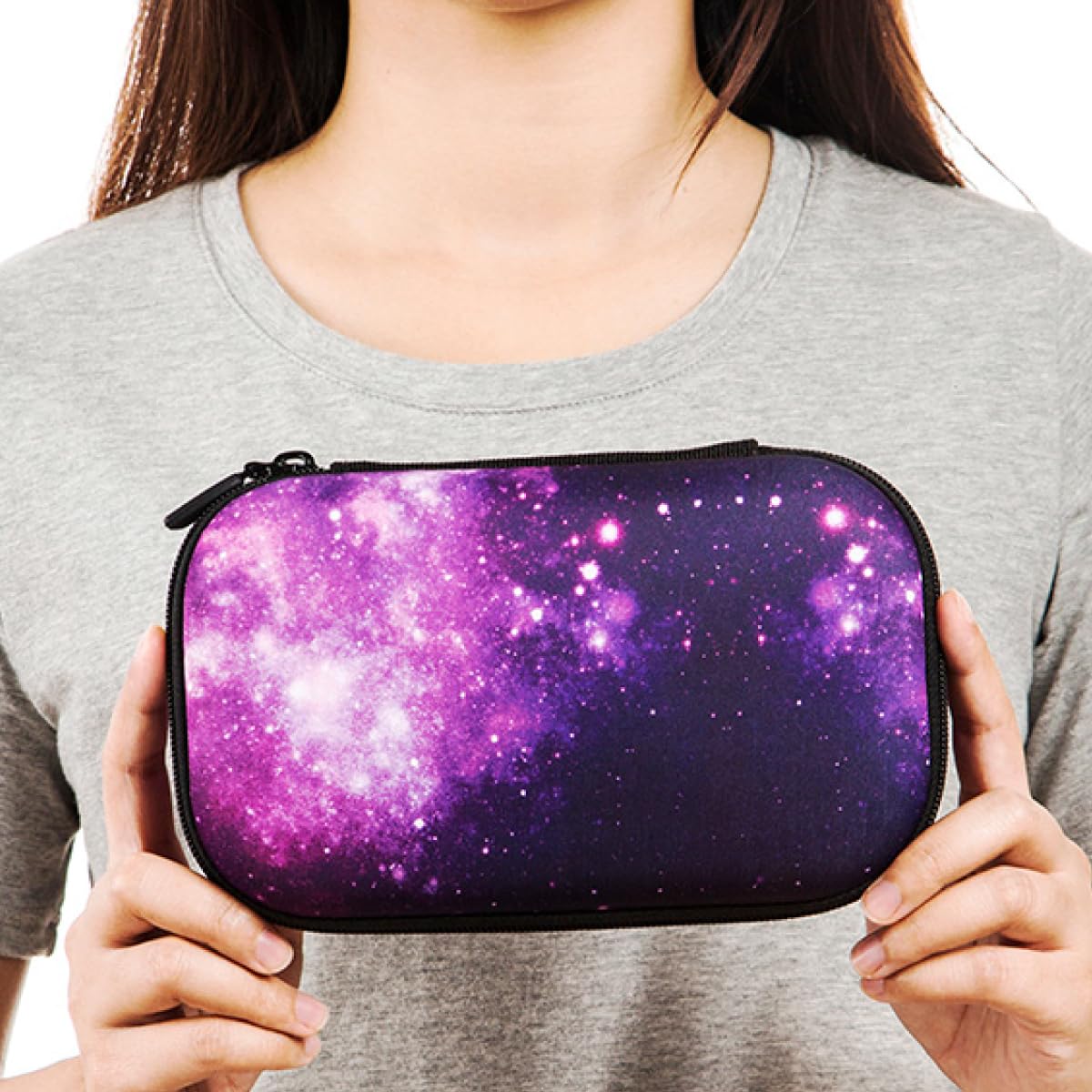 ZIPIT Galaxy Pencil Box for Girls | Pencil Case for School | Organizer Pencil Bag | Large Capacity Pencil Pouch