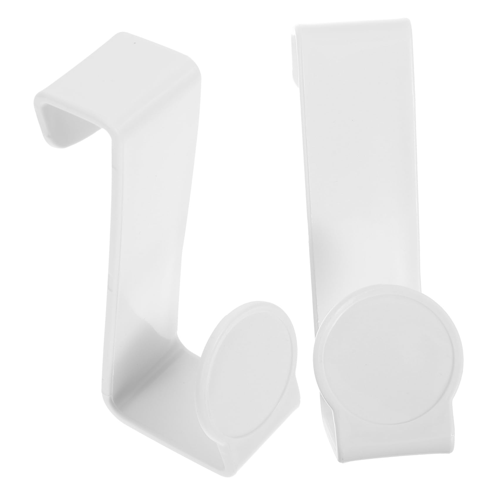 UKCOCO 2pcs multifunctional z hook kids potty hook door hook hangers over The door Hook washbasin hangers cabinet handle Household Organize Hook towel white plastic child hat hook