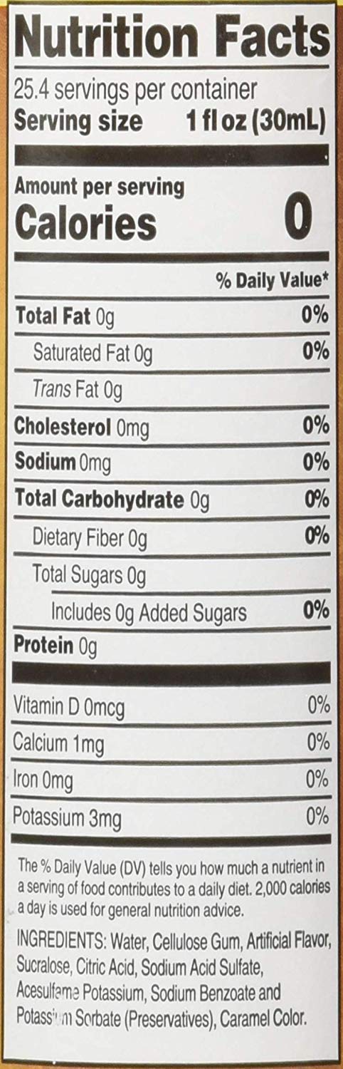Skinny Syrups By Jordan Zero Calories Zero sugar (Vanilla)