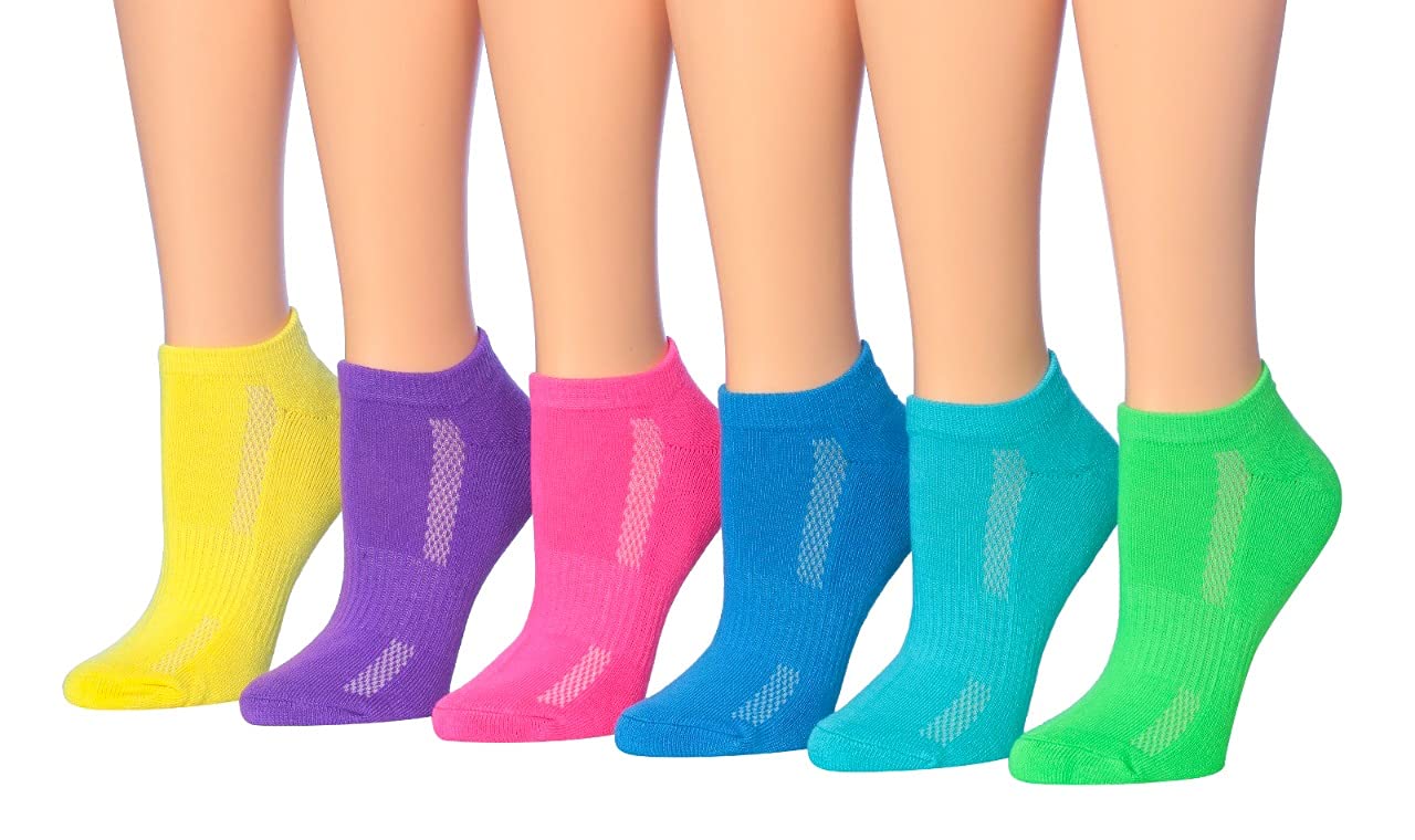 Tipi Toe Women's 12-Pairs Low Cut Athletic Sport Peformance Socks, WS12-12