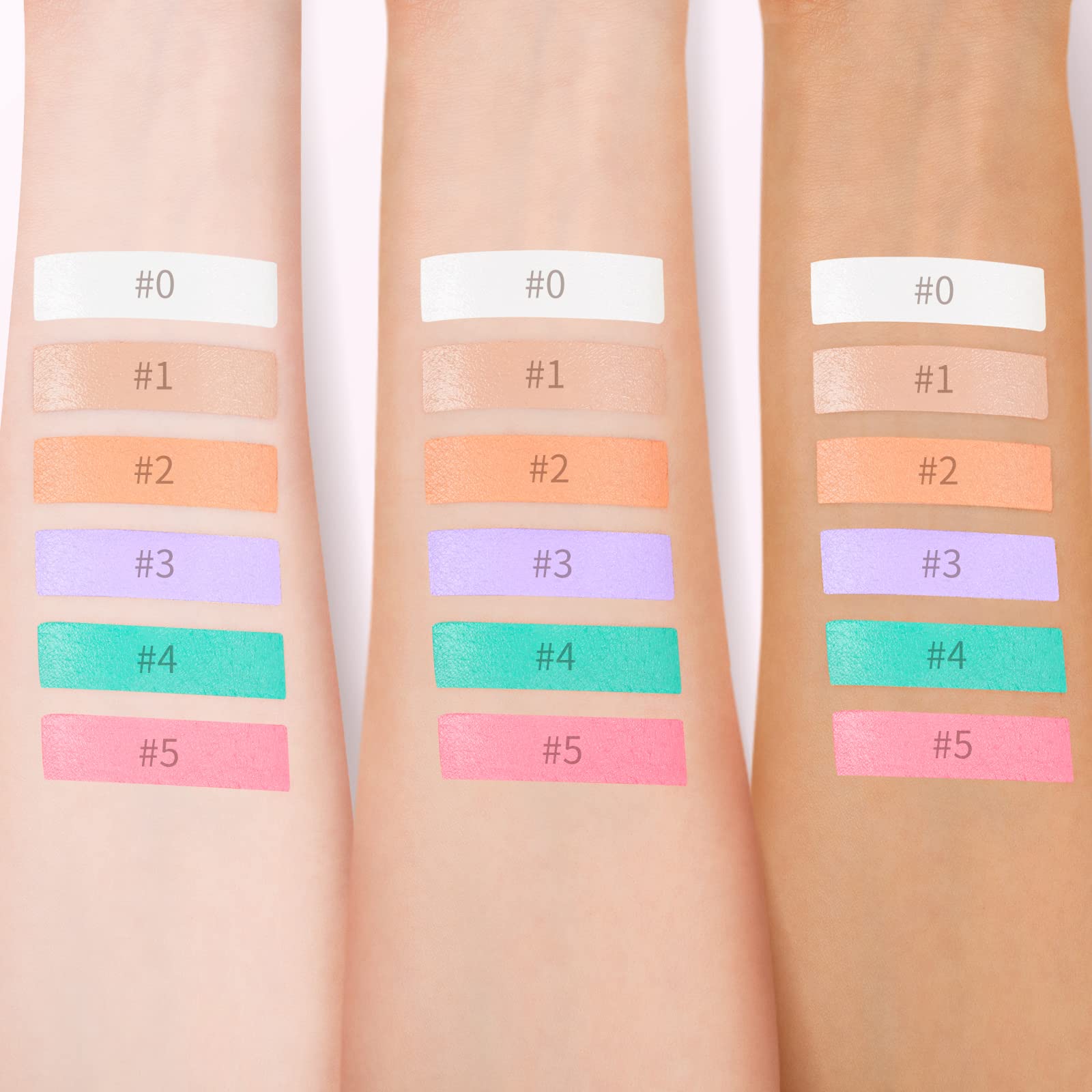 ROWNYEON Pigmented Liquid Eyeshadow Available in 6 Colors, Long Lasting & Blendable Eye Makeup, Vegan & Cruelty-Free (5# Rose Pink)