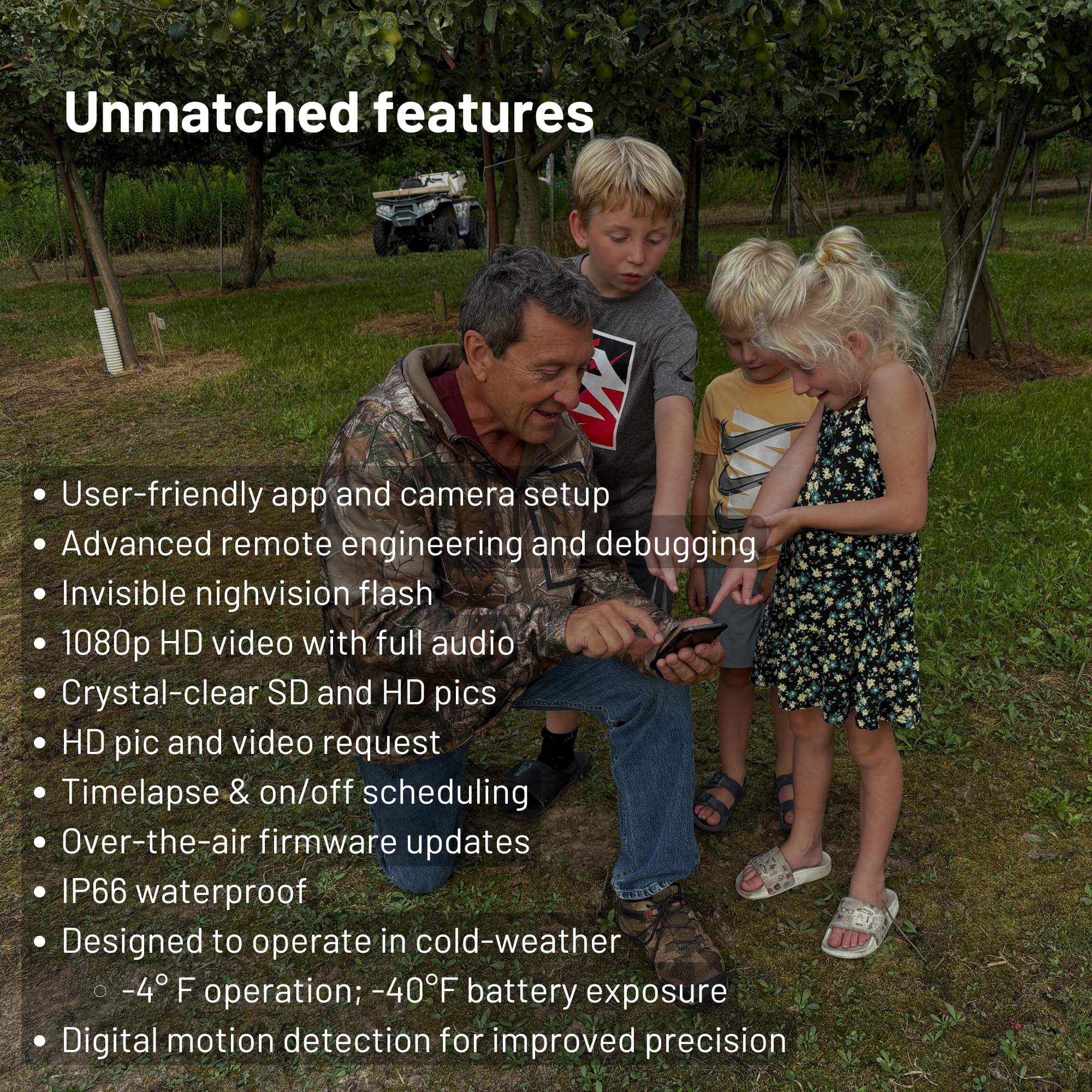 Yellowstone.ai 4G LTE Wireless Cellular Trail Camera with App for Deer Hunting & Security - Pictures & Videos On Any Phone (Verizon, AT&T, T-Mobile, Sprint & More) Includes SD Card & Strap - Wide Lens