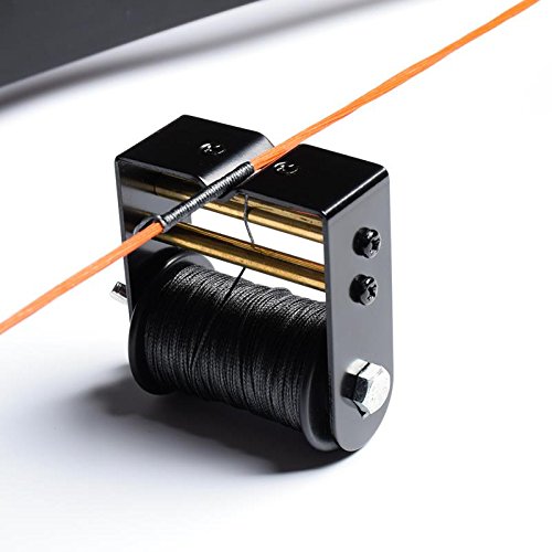 Ww Zat Archery Bowstring Serving Thread Jig Adjustable Tension 30 Meter/Roll 0.018" for Compound Bow and Recurve Bow Black(Pack of 1) (Black)