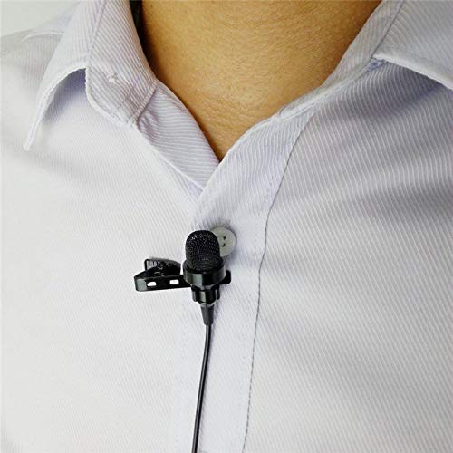 XIAOMINDIAN USB Stereo External Microphone High Fidelity Microphone for GoPro Hero 4 3 3 Plus Action Camera (Color : Black)