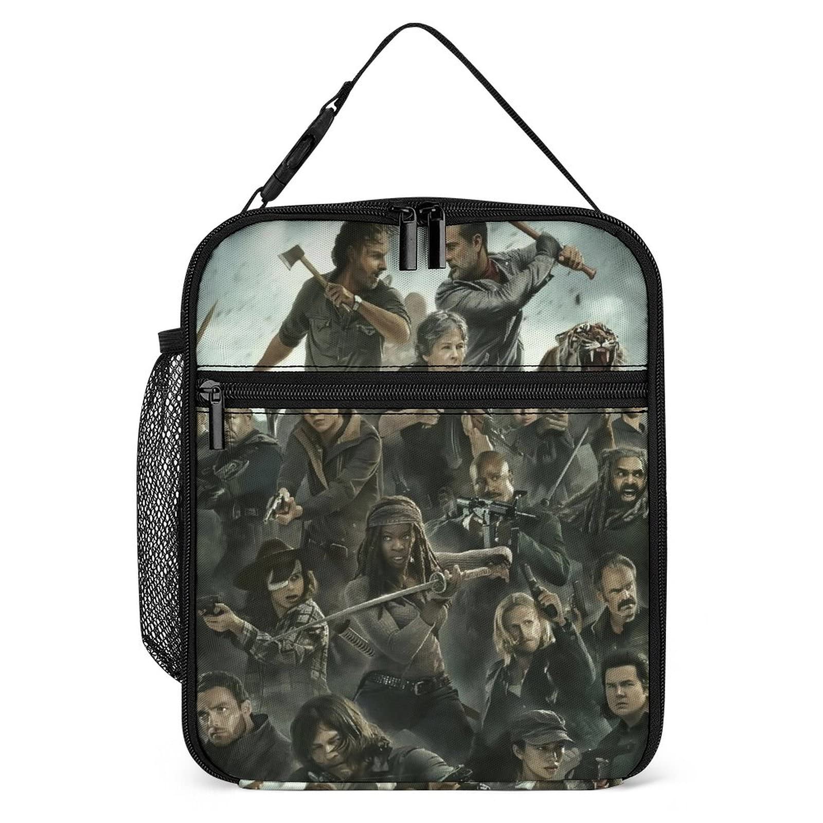 Waterproof Durable Insulation Lunch Bags The Apocalyptic Walking Horror Drama Dead Lunch Bag Fruit Bags Storage Bag for Beach Lunch Box Storage Organizer