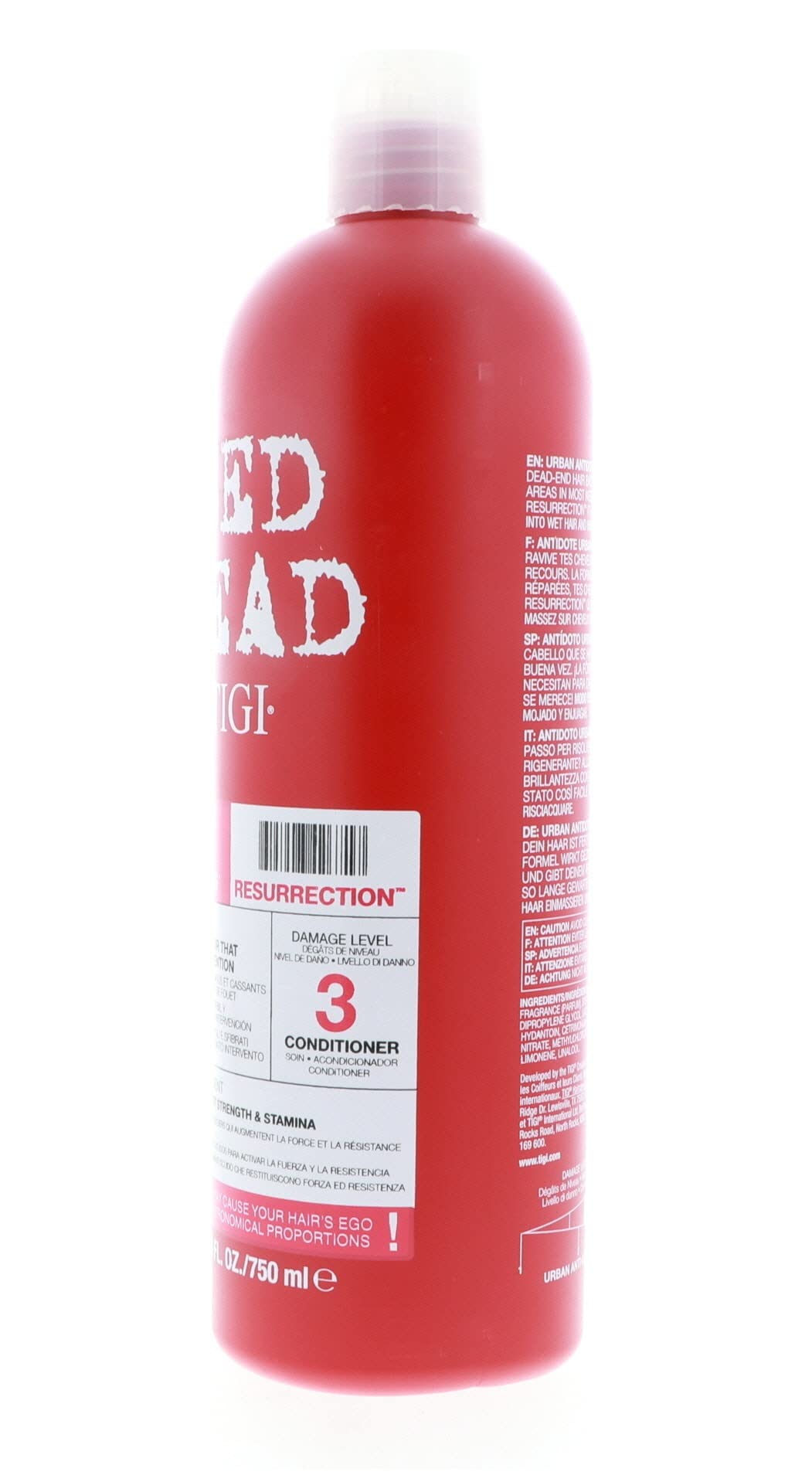 TIGI Bed Head Urban Anti+dotes Resurrection Conditioner 25.36 oz (Pack of 4)
