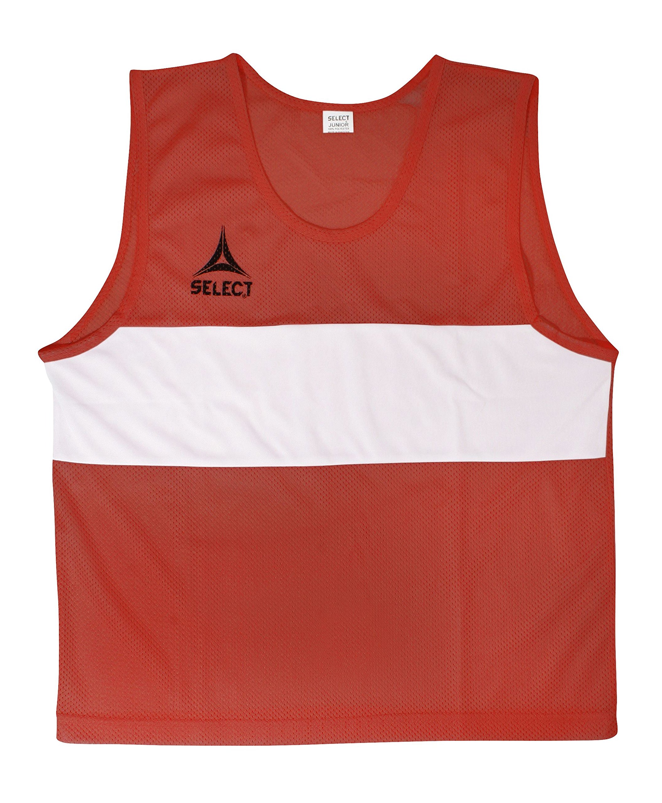 Select Scrimmage Vest (Pack 12), Senior, Red