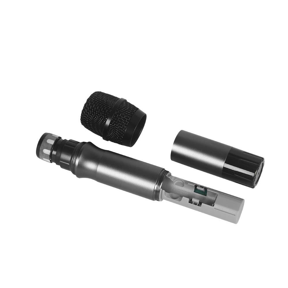 WENWEN Wireless Microphone System Frequency A 8 Channel Microphone UHF 4 Handheld Mic 4 Headset 4 Lavalier Bodypack 4 Lapel Mic Karaoke System Church Speaking Conference Wedding Party Ktv