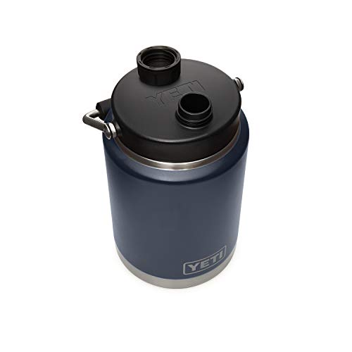 YETI Rambler Half Gallon Jug, Vacuum Insulated, Stainless Steel with MagCap, Navy