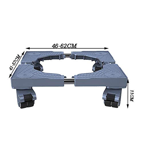 YGCBL Multifunction Portable Hand Trucks,Trolleyplastic Dolly Transport Roller Dollies Polypropylene Antirust Movable Base Universal Wheel Dryer 7Kg Capacity,Gray
