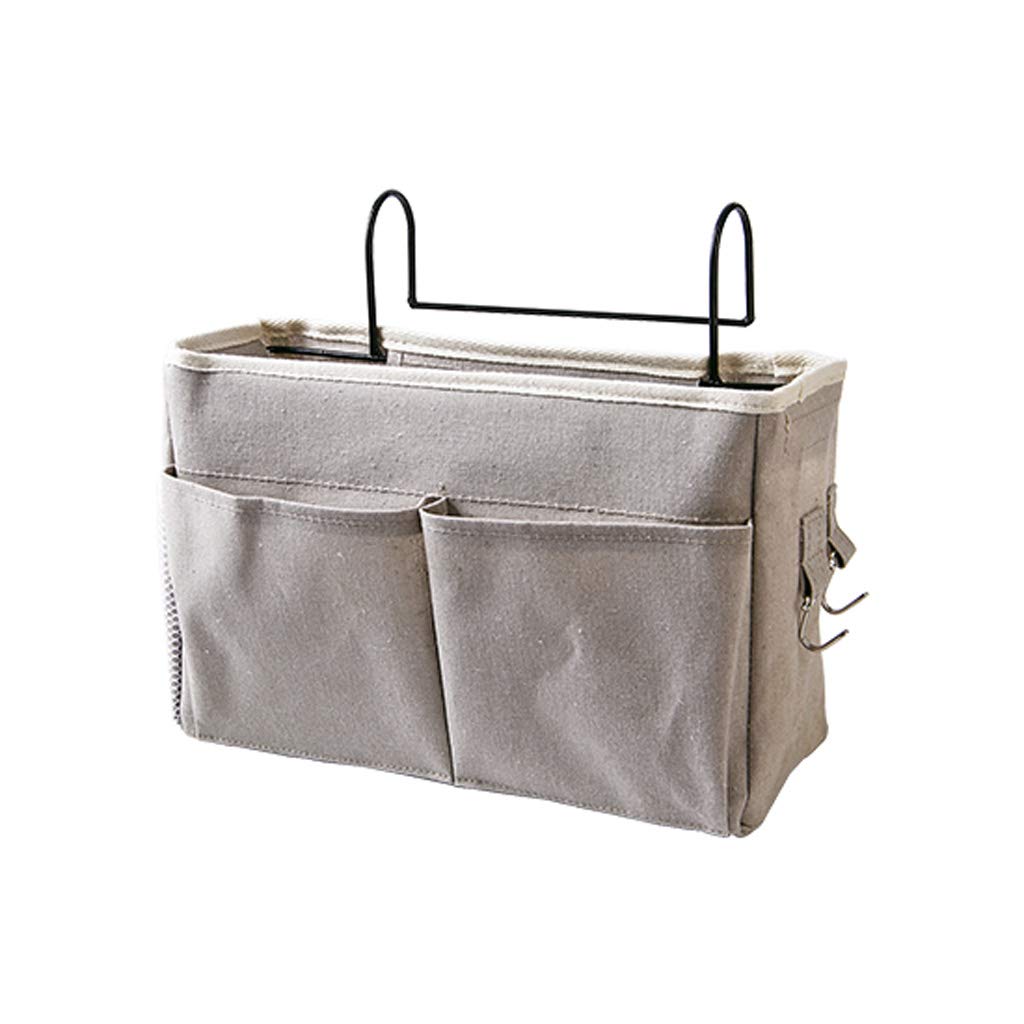 xiuersty Bedside Caddy Hanging Storage Bag Bins Cubes Organizer Dorm Room Phone Book Magazine Holder for Bedroom Clothes,T-Shirts,Handbag
