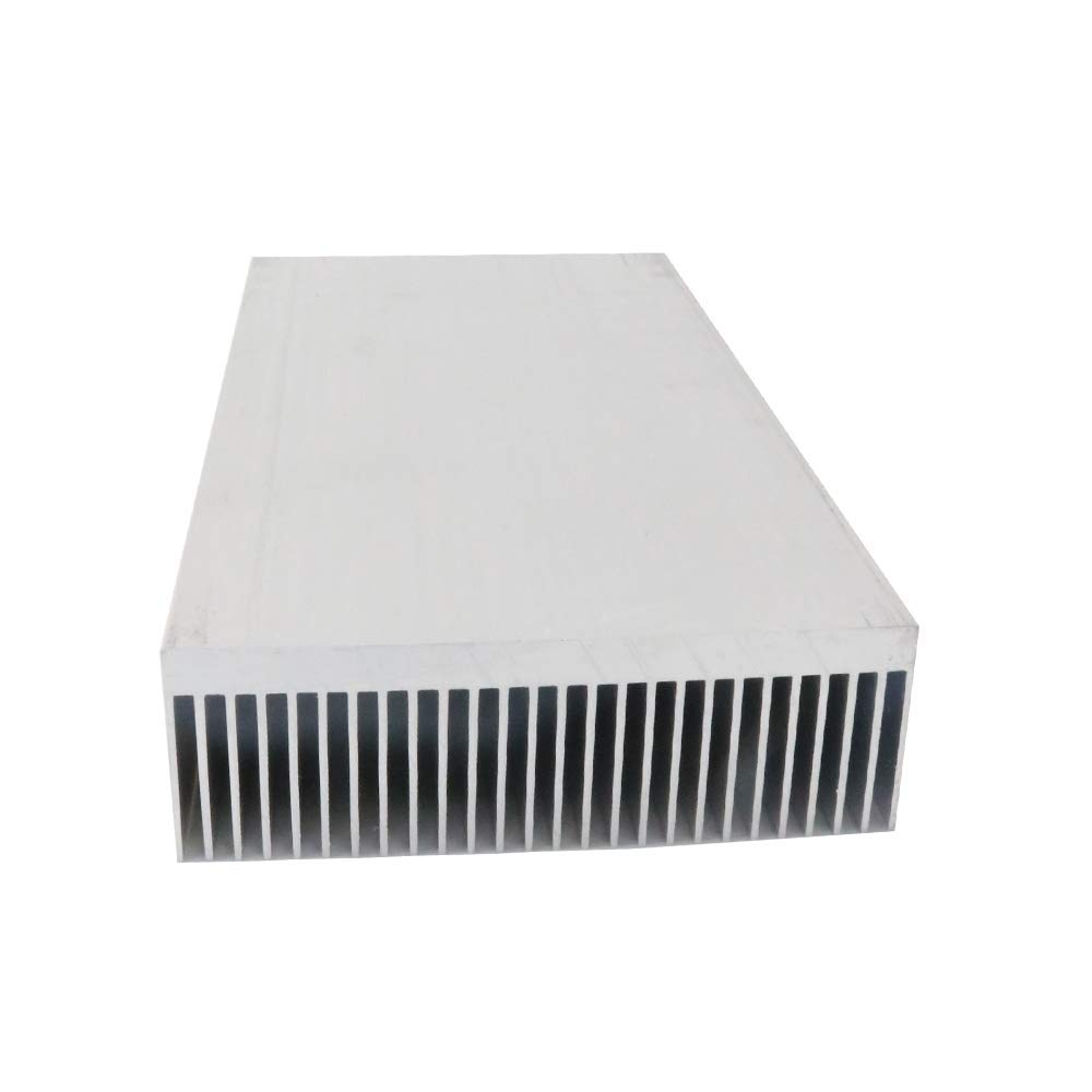 Xnrtop Silver Tone Aluminium Radiator Heatsink Heat Sink 150x80x27mm, 6" x 3" x 1.1"(LWH)