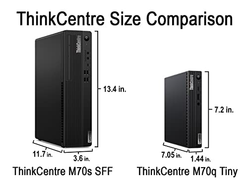 VCI Lenovo ThinkCentre Neo 50s SFF, Intel (6 Core) i5-12400, 32GB RAM, 1TB SSD NVMe, Windows 10 Pro, DVD-Writer, Wi-Fi 6 AX200 (Gig+), Desktop Computer