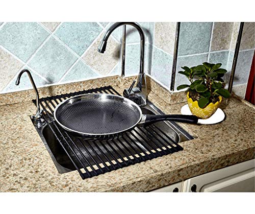 True & Tidy, Multi-Purpose Over The Sink Roll-Up Drying Rack, DR-881, Lime