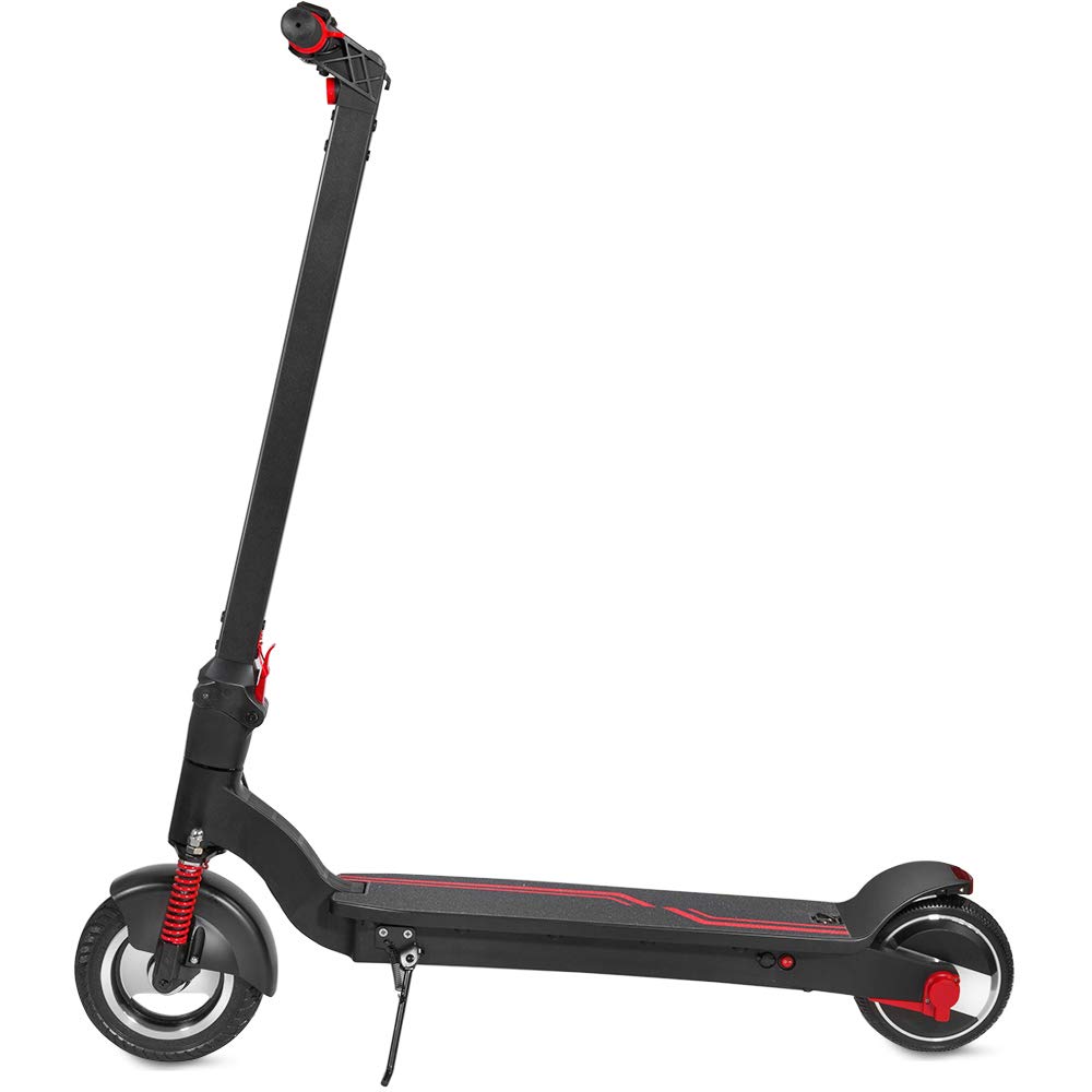 XPRIT 8" Electric Scooter with Shock Absorbers, Up to 13 Miles Range, Commuting Scooter (Black)