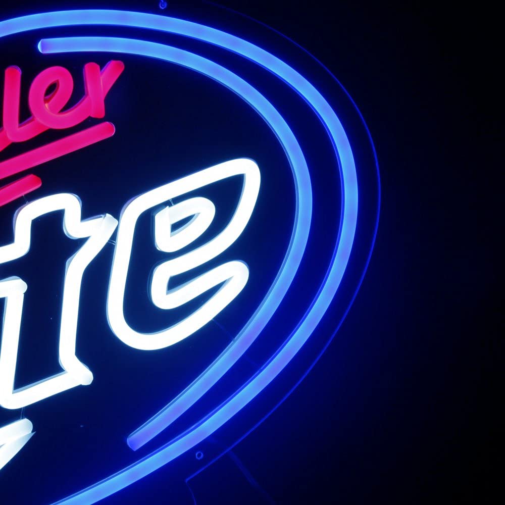 X Reed Neon Sign LED Light Personalized Lights for Wall Decor Bar Pub Beer Party Garage Room Decoration 20In Width, Blue
