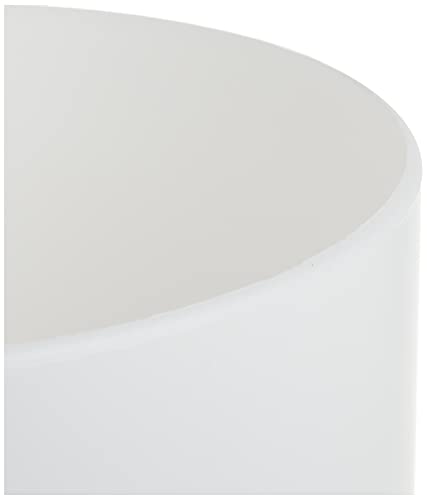 Umbra Touch Waste Can, Small Trash Can with Lid, Swing Lid Waste Basket, Garbage Can with Lid for Washroom/Bathroom, White
