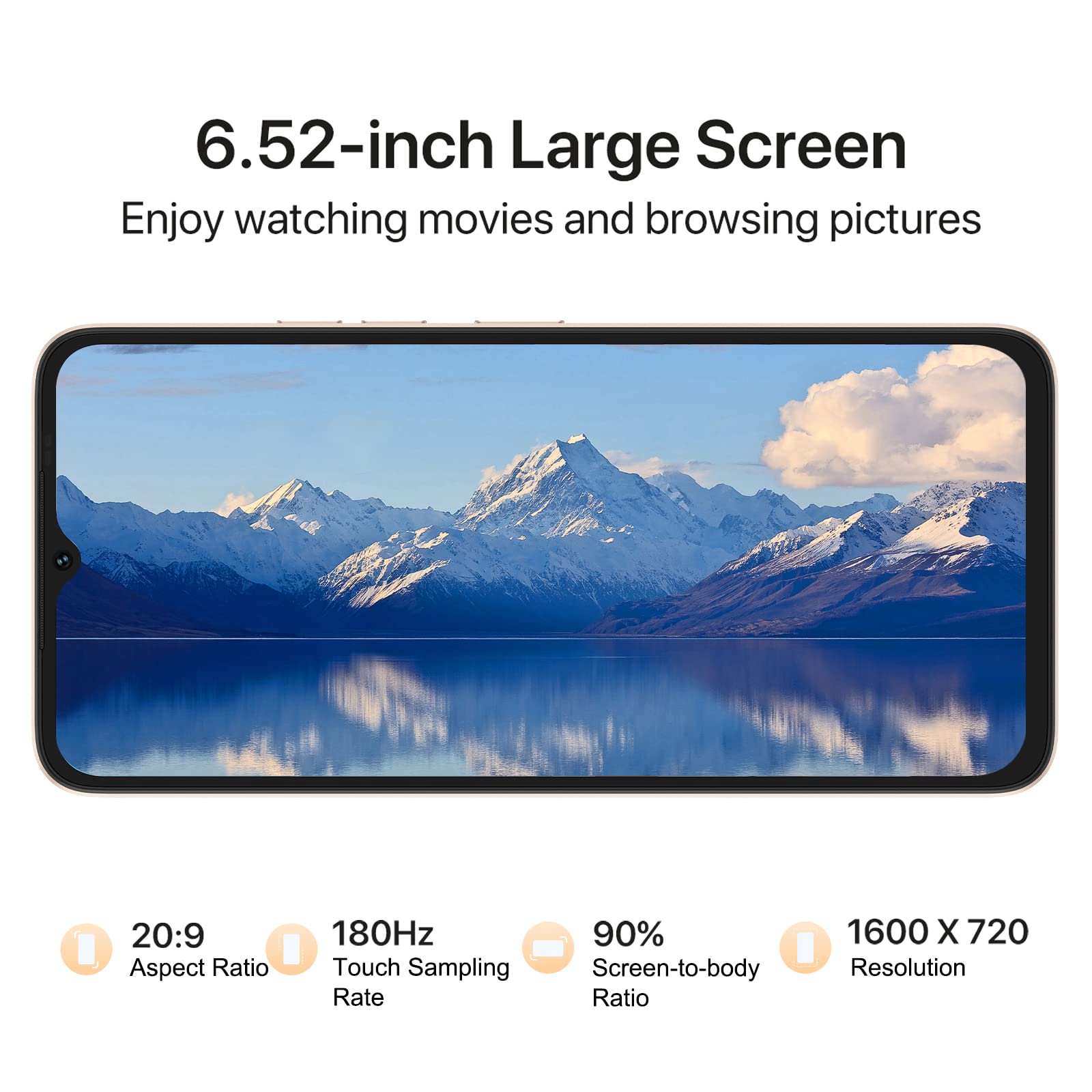 UMIDIGI C2 Unlocked Cell Phone, Android 13 5150mAh Battery with 6.52" Full Screen MediaTek Helio A22 Smartphone 3GB RAM+32GB ROM 256GB Expandable 13MP Camera Mobile Phone