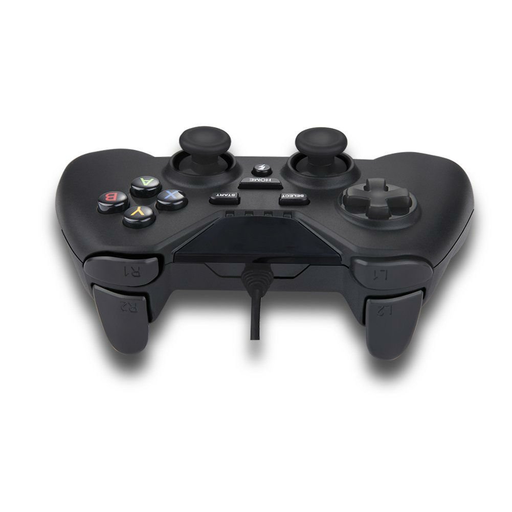 USB Wired Gaming PC Controller for Computer Laptop (Windows 10/8.1/8/ 7 / XP) / PS3 Plasytation 3 / Android Devices / PC360 / Steam Game TV Box Game with Dual Turbo Vibration by IHK