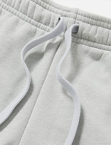Under Armour Boys' Rival Fleece Logo 2 Shorts , Mod Gray Light Heather (011)/Onyx White , Youth Small