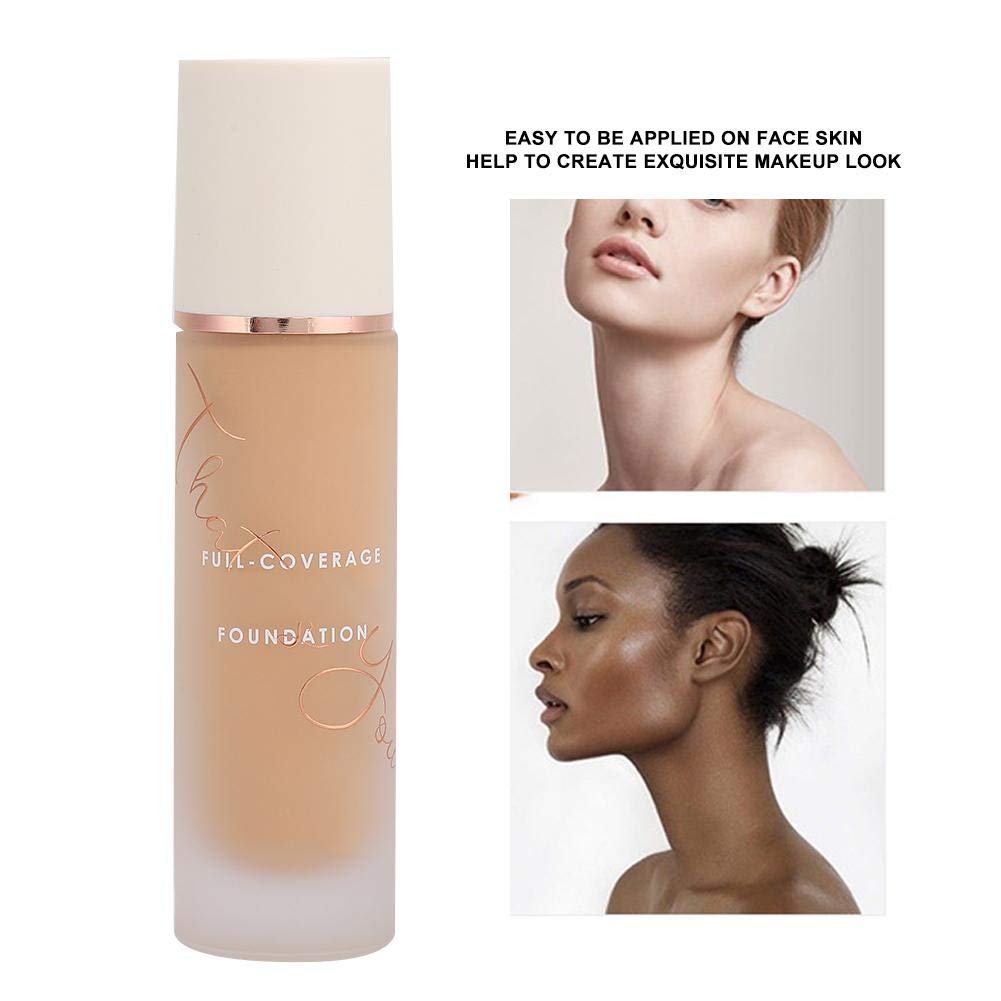 yuytee Matte Liquid Foundation, Moisturizing BB Cream, Waterproof Lasting Blemish Covering Concealer, Make-Up Base (#6)