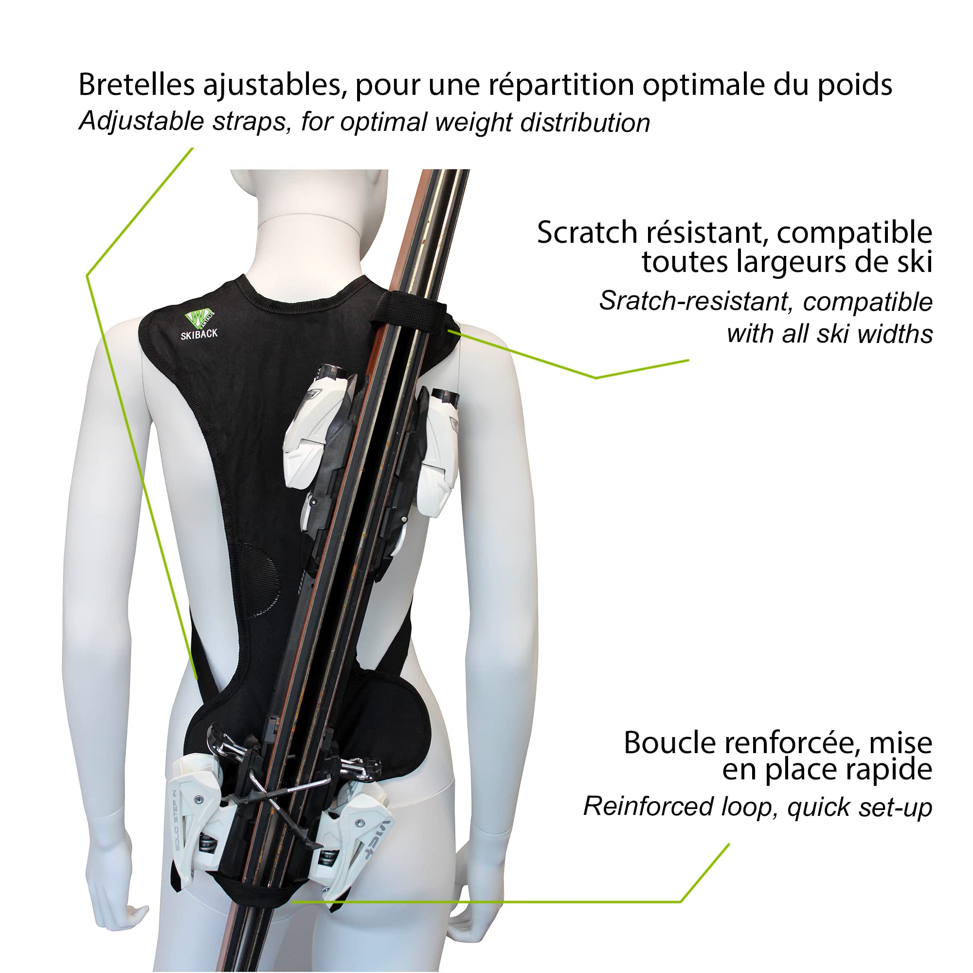 Wantalis Skiback Ski Carrier