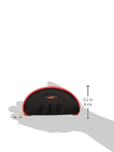 Speedo Unisex Swim Goggle Protective Case Black/Red, One Size