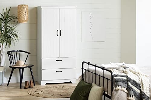 South Shore Farnel Armoire Pure White