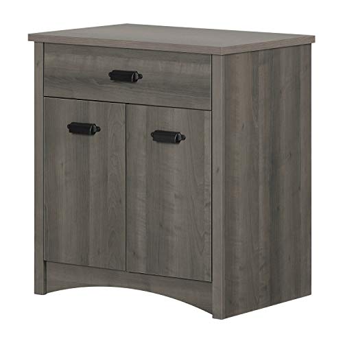 South Shore Gascony Printer Cabinet-Gray Maple