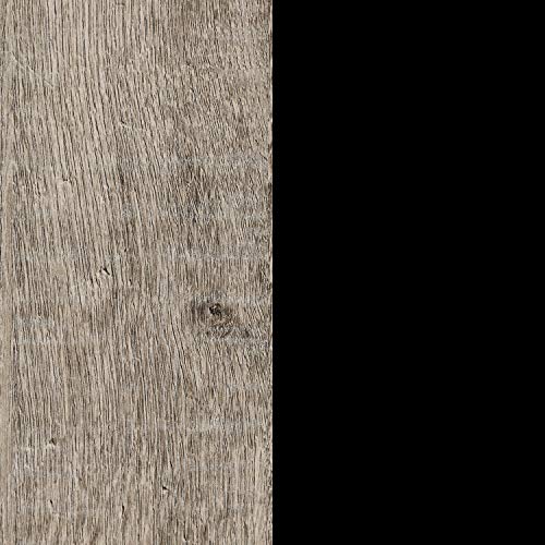 South Shore Munich Bar Cabinet with Storage-Weathered Oak and Matte Black